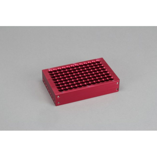 Aluminum Heat Block Insert with Eddy Current Defeating Design, 96 Wells ...