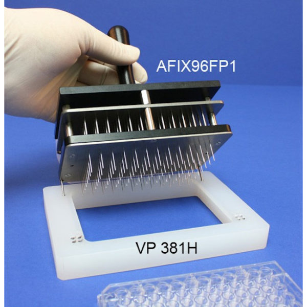 Alignment Jig for Registering Floating Pin Multi-Blot Replicators to 96 ...