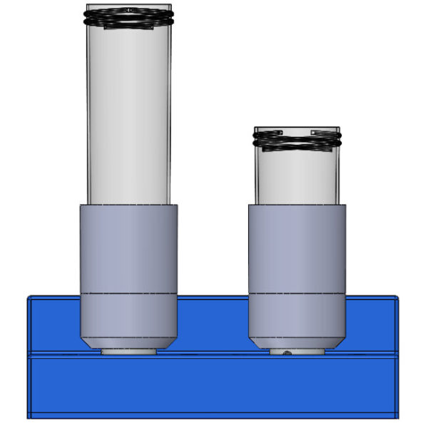 SpinVessel® for two - 50ml Conical Bottom Vessels - Thistle Scientific